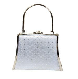 Bags | Adorable Mini Handbag Silver | Poshmark